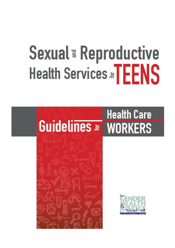 (PDF) Sexual and Reproductive Health Services for Teens: Guidelines for ...