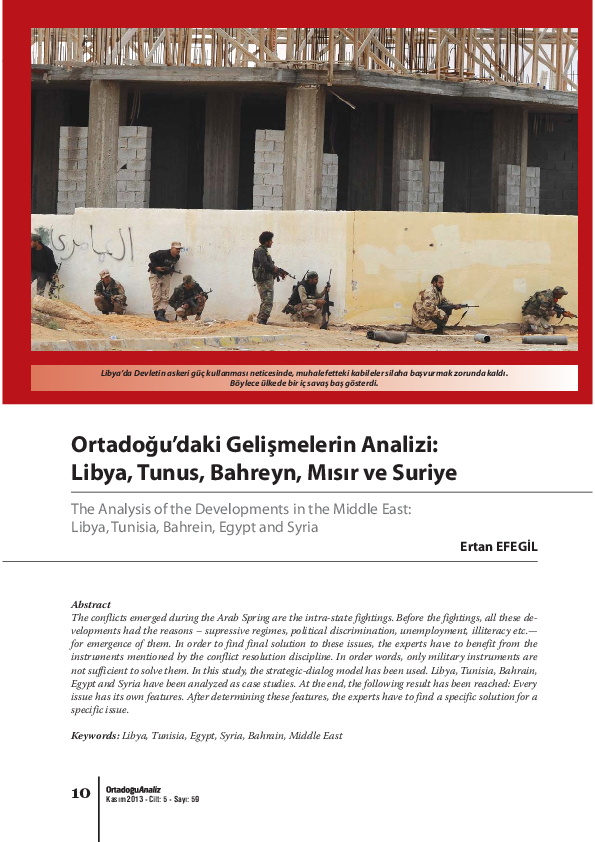 (PDF) arab spring