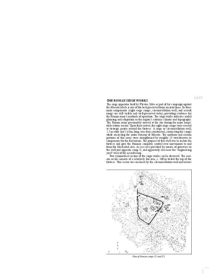 (PDF) The Roman Siege Works (NEAHL) Masada by Arubas and Goldfus