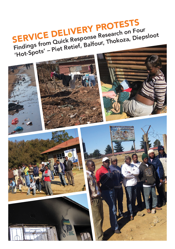 (PDF) Service delivery protests: Findings from quick response research ...