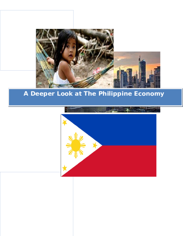 (DOC) An Overview of the economy of the Philippines