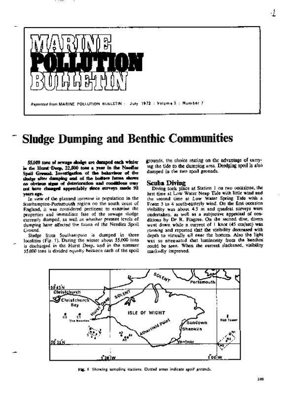 (PDF) Sludge dumping and benthic communities