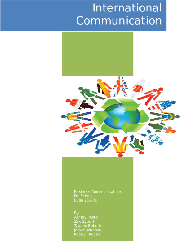 (DOC) International Communications