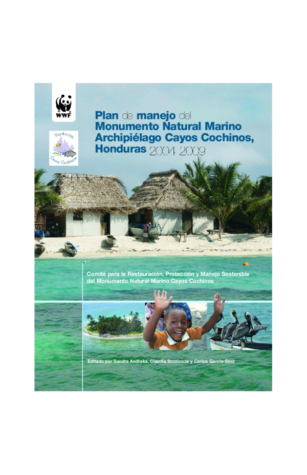 (PDF) Plan de Manejo del Monumento Natural Cayos Cochinos