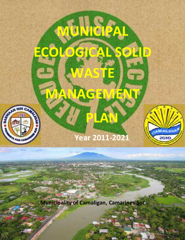 (PDF) Ten Year Municipal Ecological Solid Waste Management Plan (CYs ...