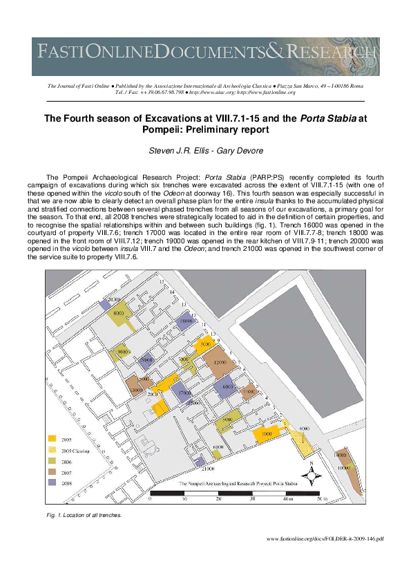 (PDF) Steven J.R. Ellis, Gary Devore (2009): "The Fourth season of ...