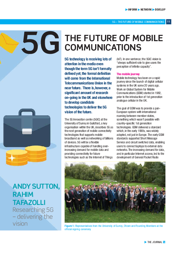 (PDF) 5G - The Future of Mobile Communications