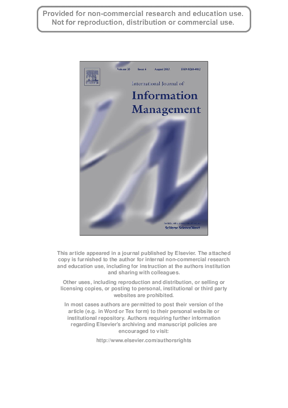 (PDF) International Journal of Information Management