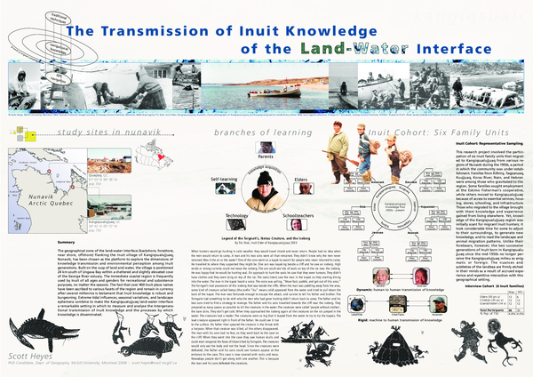 (PDF) The Transmission of Inuit Knowledge of the Land-Water Interface