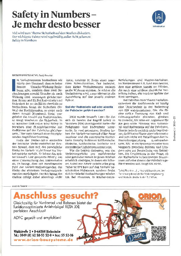 Safety in Numbers – Je mehr desto besser