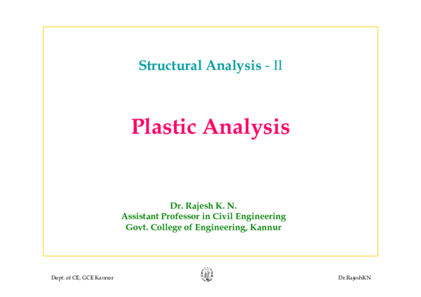 (PDF) Structural Analysis -II-1
