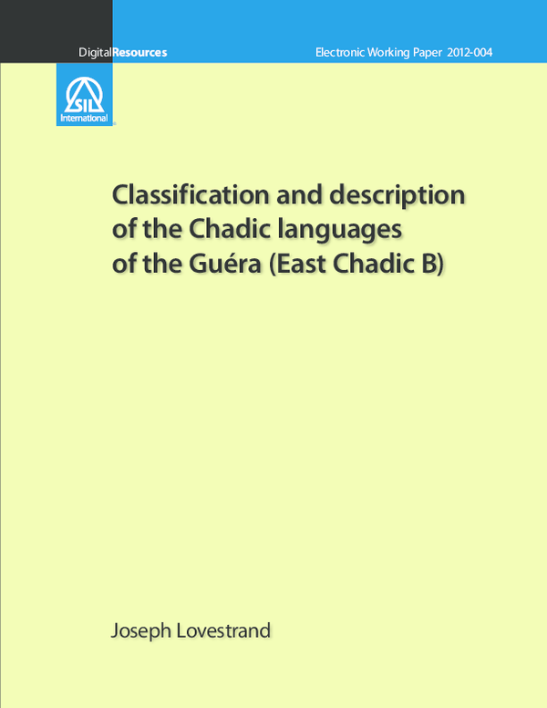 (PDF) Classification and description of the Chadic languages of the ...