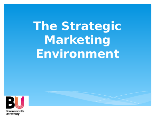 (PPT) The Competitive Marketing Environment