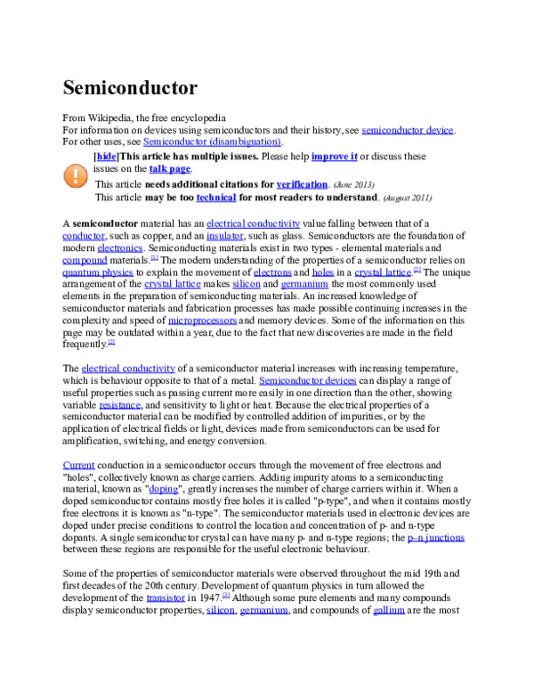(DOC) Semiconductor