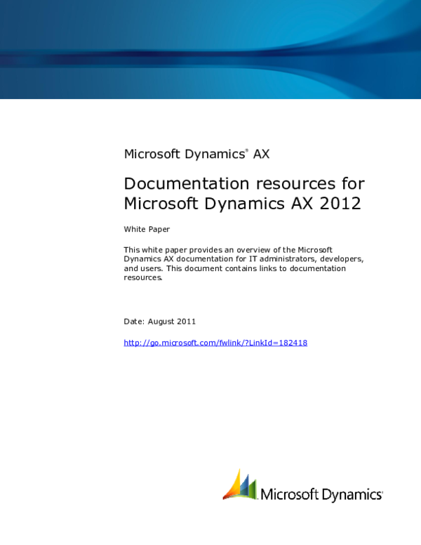 dynamics 365 documentation