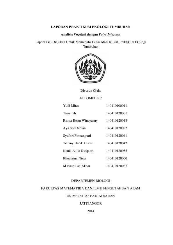 (PDF) Point intersept