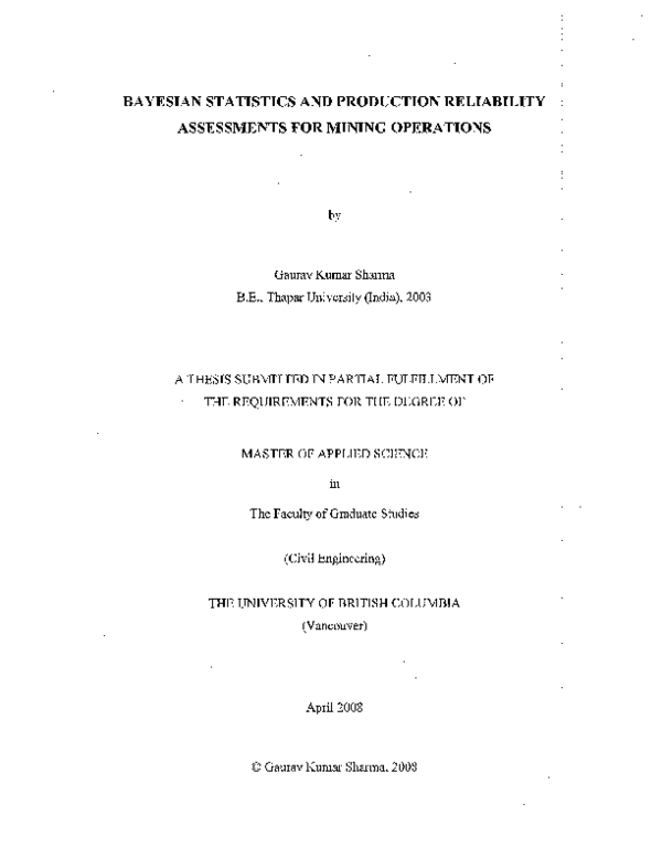 (PDF) ASSESSMENTS FOR MINING OPERATIONS
