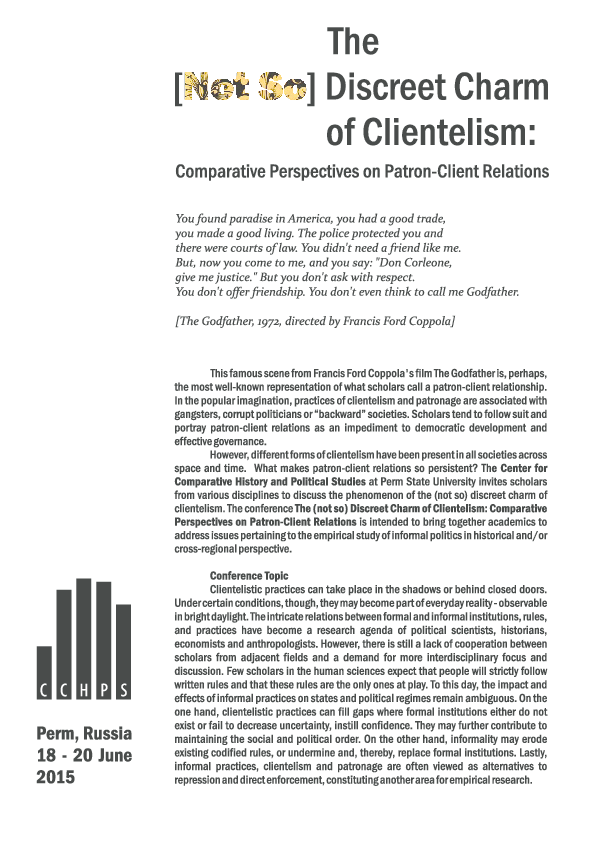 (PDF) The [Not So] Discreet Charm of Clientelism: Comparative ...