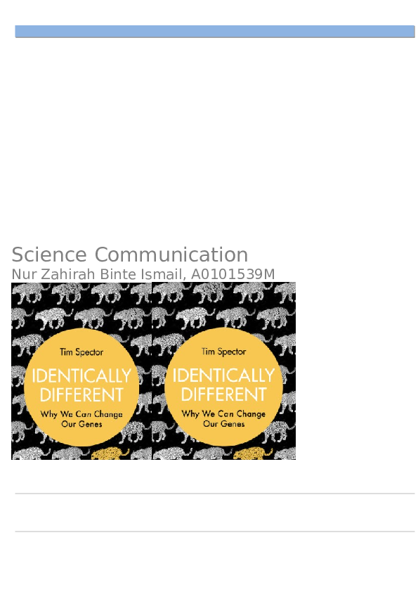(DOC) Science Communication
