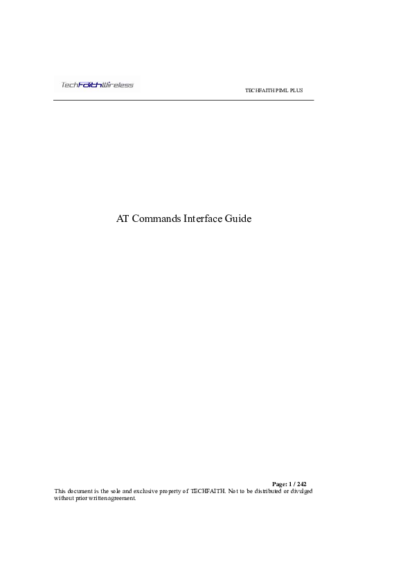 (PDF) AT Commands Interface Guide