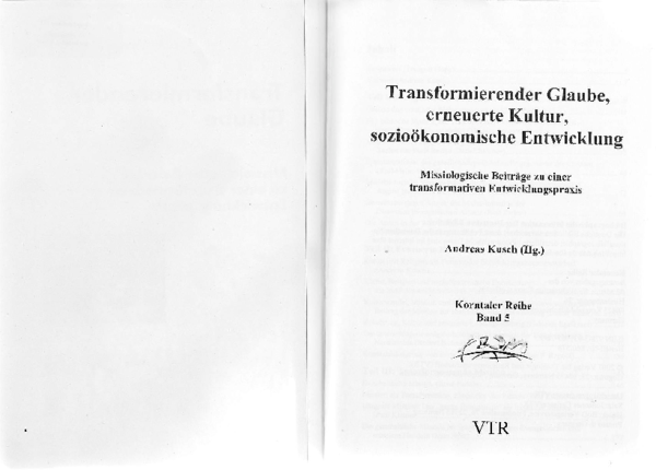 (PDF) Katastrophenhilfe als Herausforderung für Missionswerke, in Kusch ...