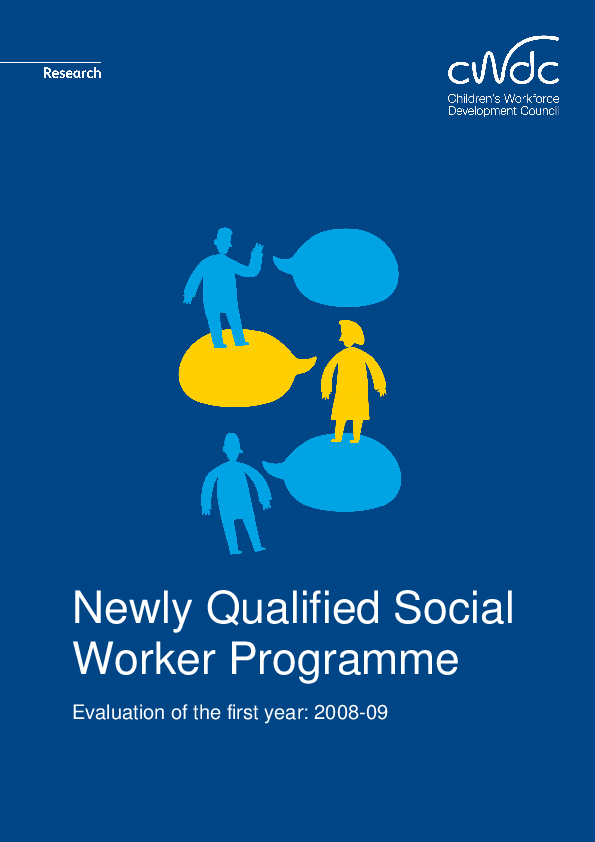 (PDF) Evaluation of the First year of Newly Qualified Social Worker ...