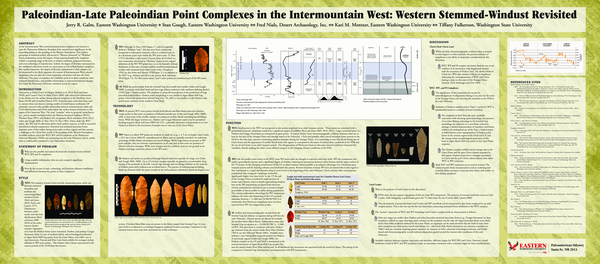 (PDF) Paleoindian-Late Paleoindian Point Complexes in the Intermountain ...