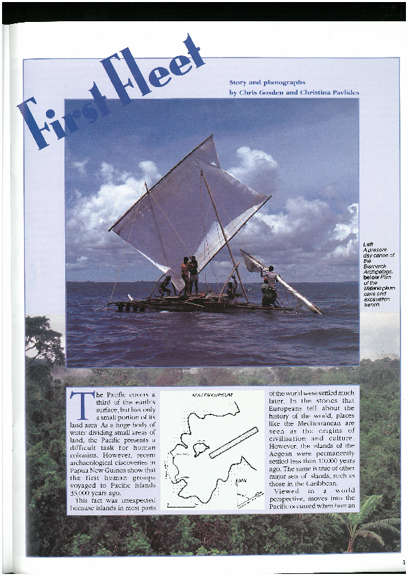 (PDF) First Fleet: History's first navigators colonised the Pacific.