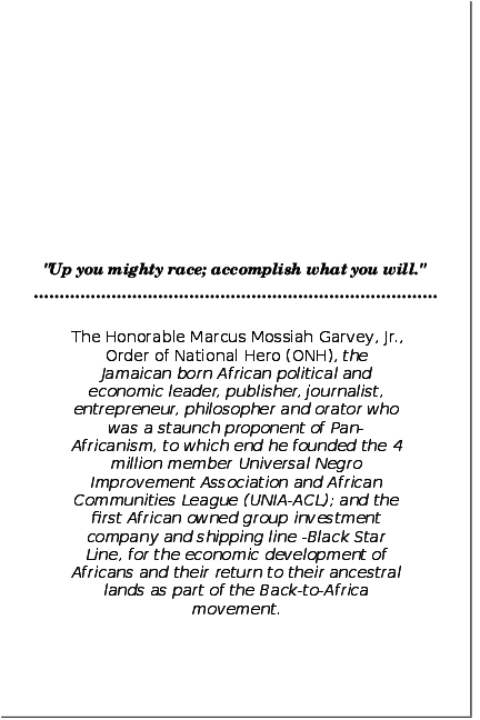 (DOC) Garveyism-The Philosophy of Marcus Garvey