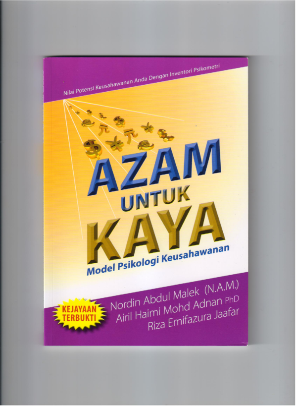 (PDF) Azam Untuk Kaya: Model Psikologi Keusahawanan [Program 1AZAM Kerajaan Malaysia].
