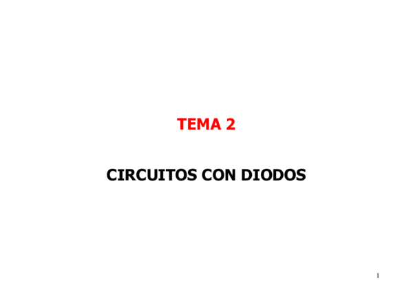(PDF) TEMA 2 CIRCUITOS CON DIODOS