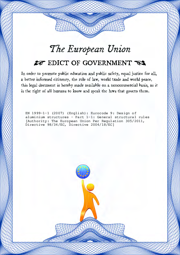 (PDF) EN 1999-1-1: Eurocode 9: Design of aluminium structures - Part 1 ...