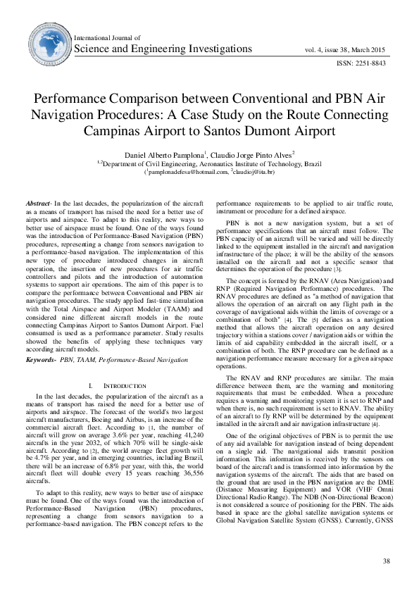 (PDF) Performance Comparison between Conventional and PBN Air ...