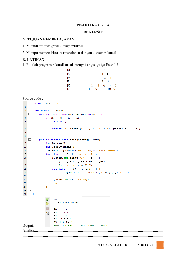 (PDF) REKURSIF