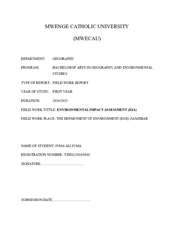 (DOC) REPORT OF MY FIELD ATTACHMENT