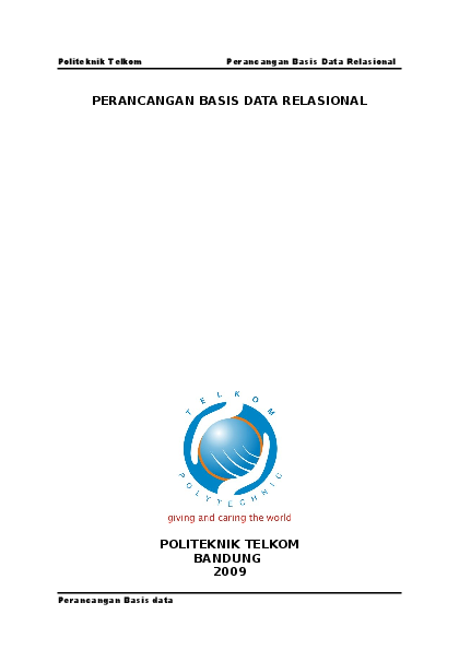 (PDF) ANALISA PERANCANGAN BASIS DATA RELASIONAL ADMINISTRASI DAN AKADEMIKNIVERSITAS ESA UNGGUL ...