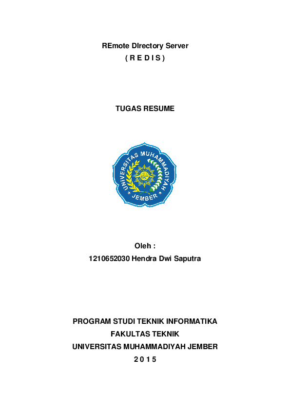 (PDF) REmote DIctionary Server