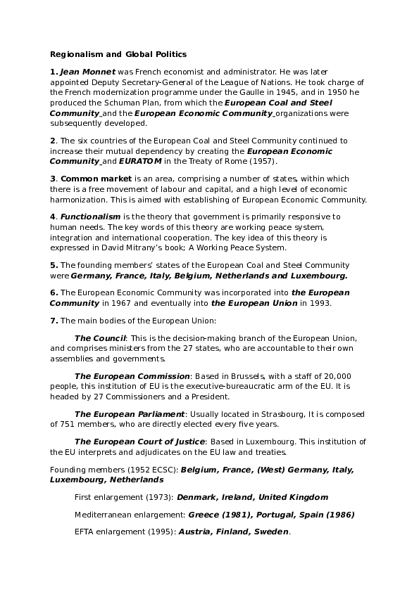 (DOC) European Integration