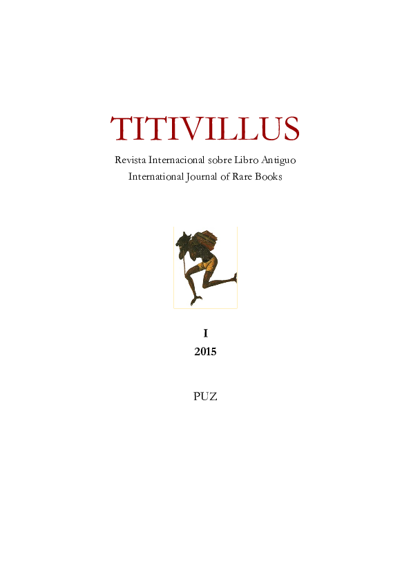 (PDF) Titivillus : revista internacional sobre libro antiguo ...