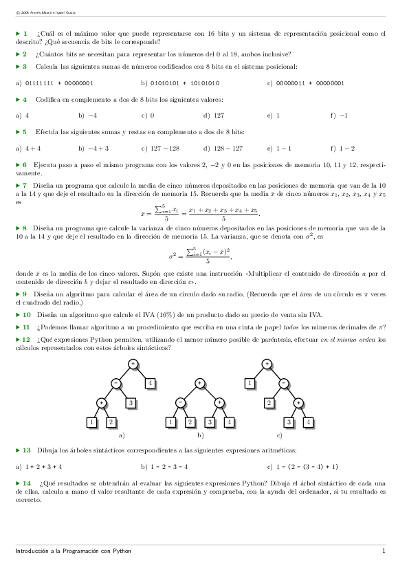 (PDF) ejercicios de python