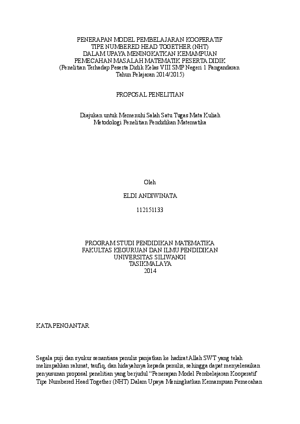 (PDF) RPP MODEL PEMBELAJARAN KOOPERATIF | hunaepi lombok - Academia.edu