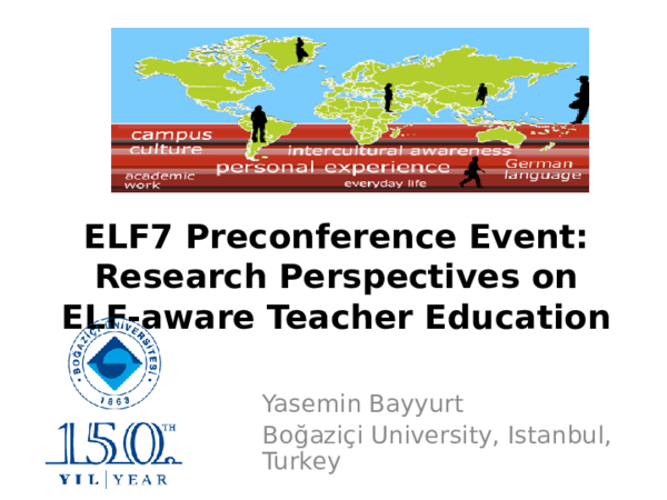 (PPT) Research Perspectives on ELF-aware Teacher Education