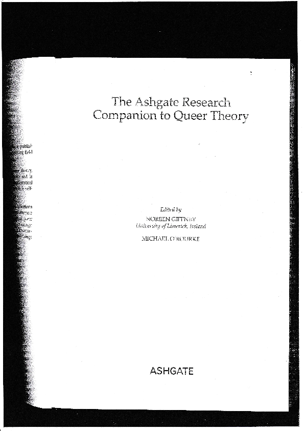 (PDF) Intimate Counter-Normativities: a queer analysis of personal life ...