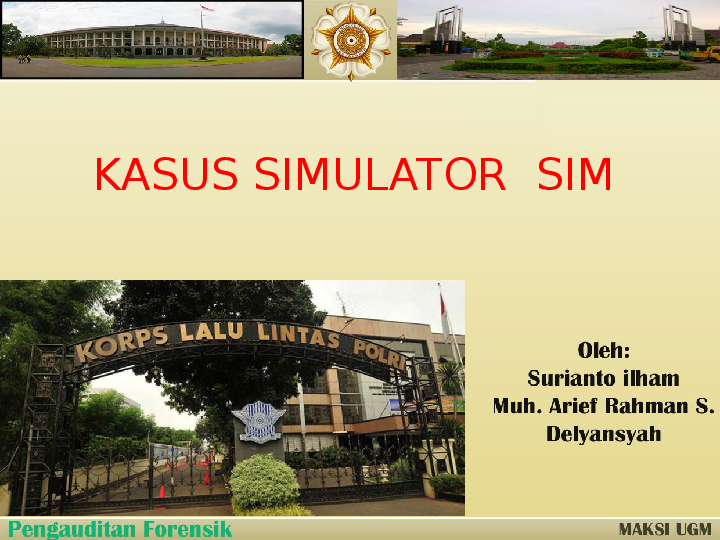 (PPT) Kasus Simulator SIM