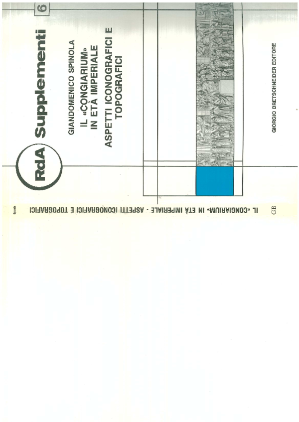 (PDF) Il congiarium in età imperiale. Aspetti iconografici e topografici