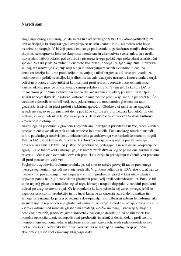 (PDF) Naredi sam