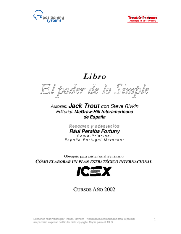 (PDF) El poder de lo simple