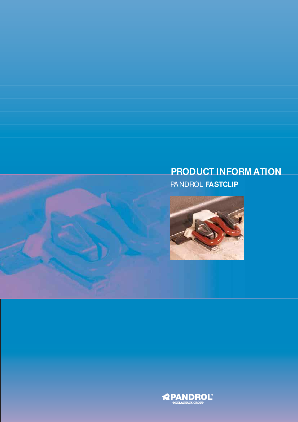 (PDF) PRODUCT INFORMATION PANDROL FASTCLIP PRODUCT INFORMATION The ...