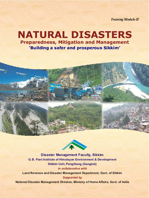 (PDF) NATURAL DISASTERS: Preparedness, Mitigation and Management