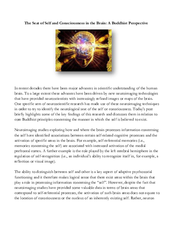 (PDF) Edo Shonin & William Van Gordon, (2015) The Seat of Self and ...